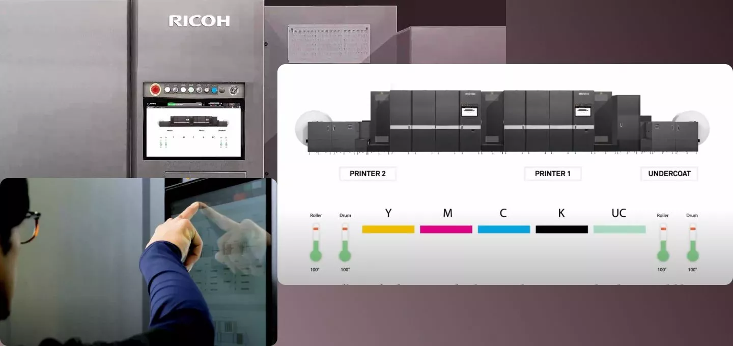 RICOH ProTM VC80000 high speed inkjet press | Ricoh Europe